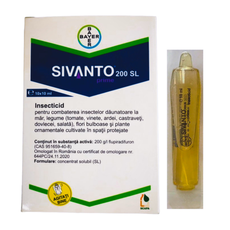 Insecticid Sivanto Prime 200 SL 10ml Bayer | ROA Garden